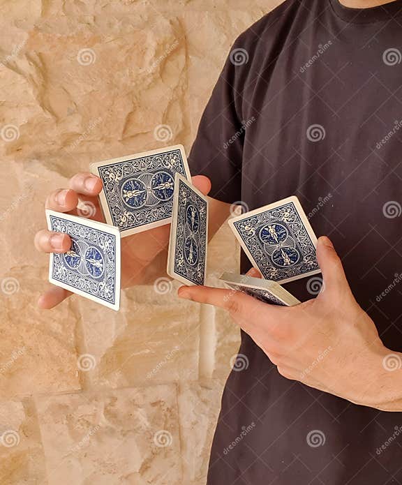Cardistry Move 10 stock image. Image of cardistry, shuffle - 276589073
