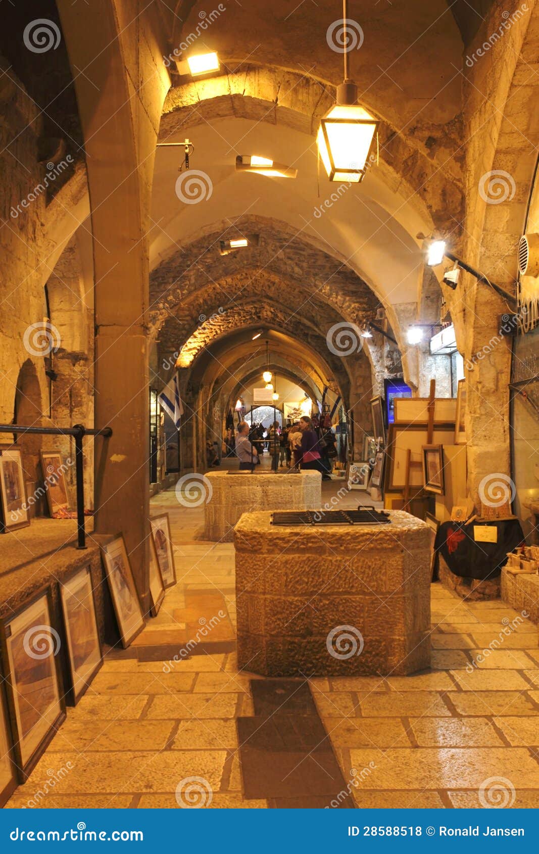 Cardo en Jerusalén foto de archivo editorial. Imagen de pozos - 28588518