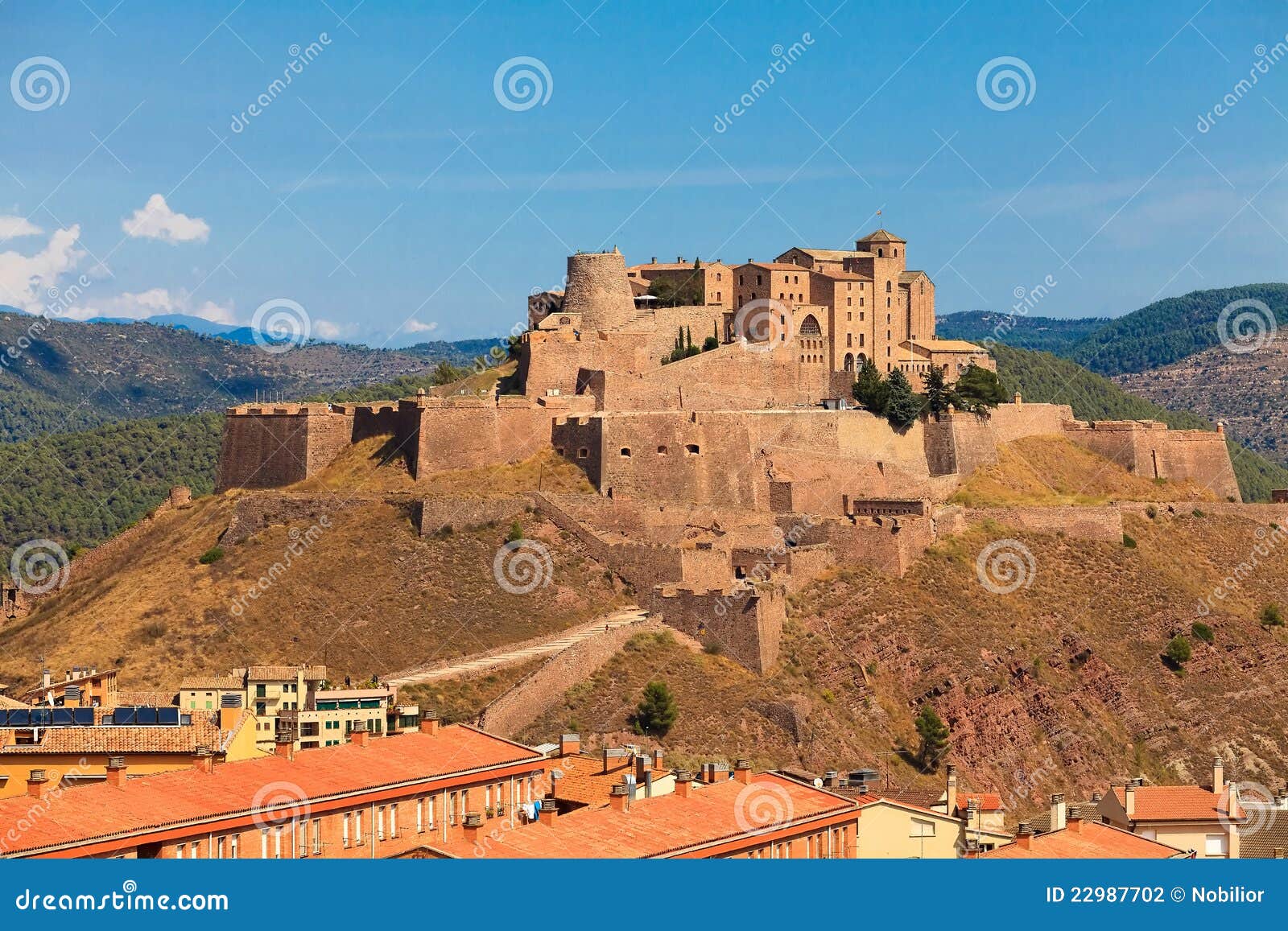 Cardona Castle stock photo. Image of exterior, beautiful - 22987702