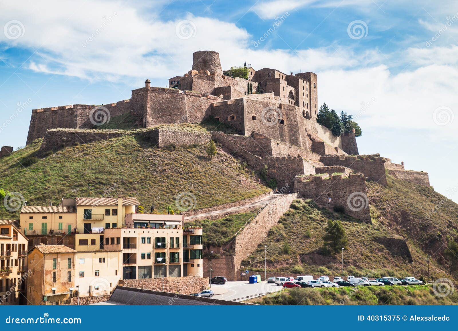 Cardona stock image. Image of fort, historic, stone, travel - 40315375