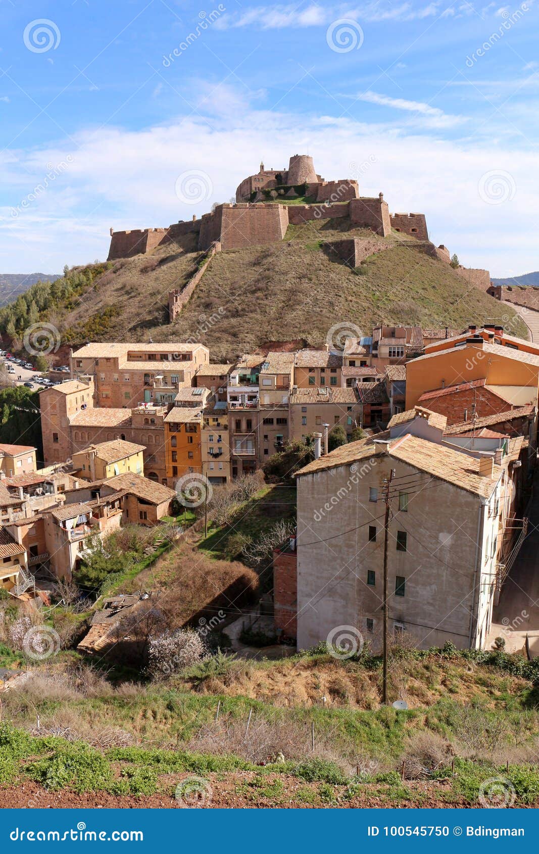 Cardona, Spagna fotografia stock. Immagine di importante - 100545750