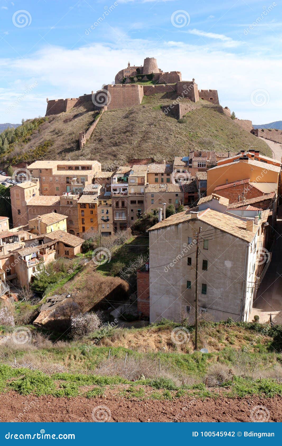 Cardona, Spain foto de stock. Imagem de sido, barcelona - 100545942