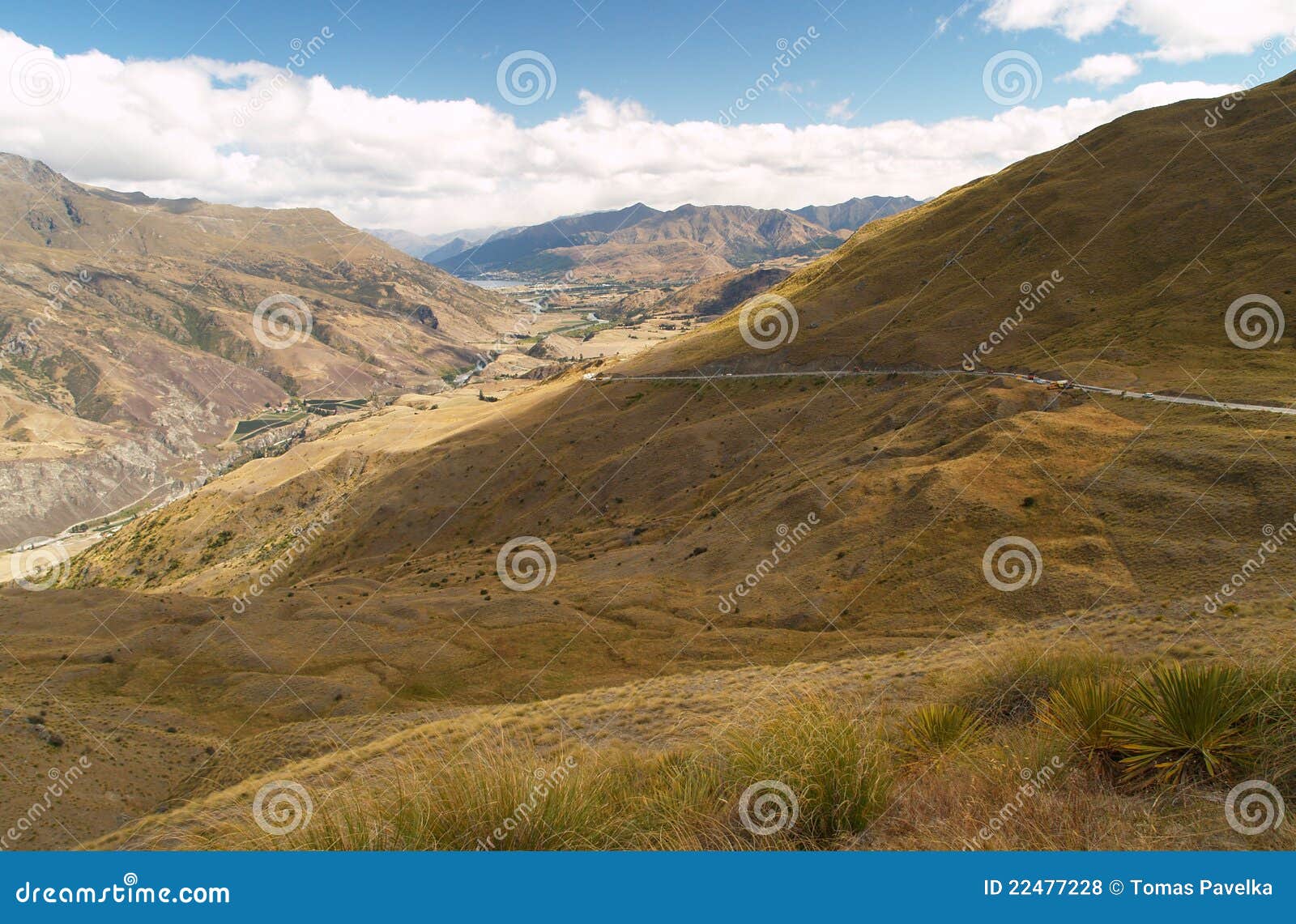 Cardrona valley stock photo. Image of valley, summer - 22477228