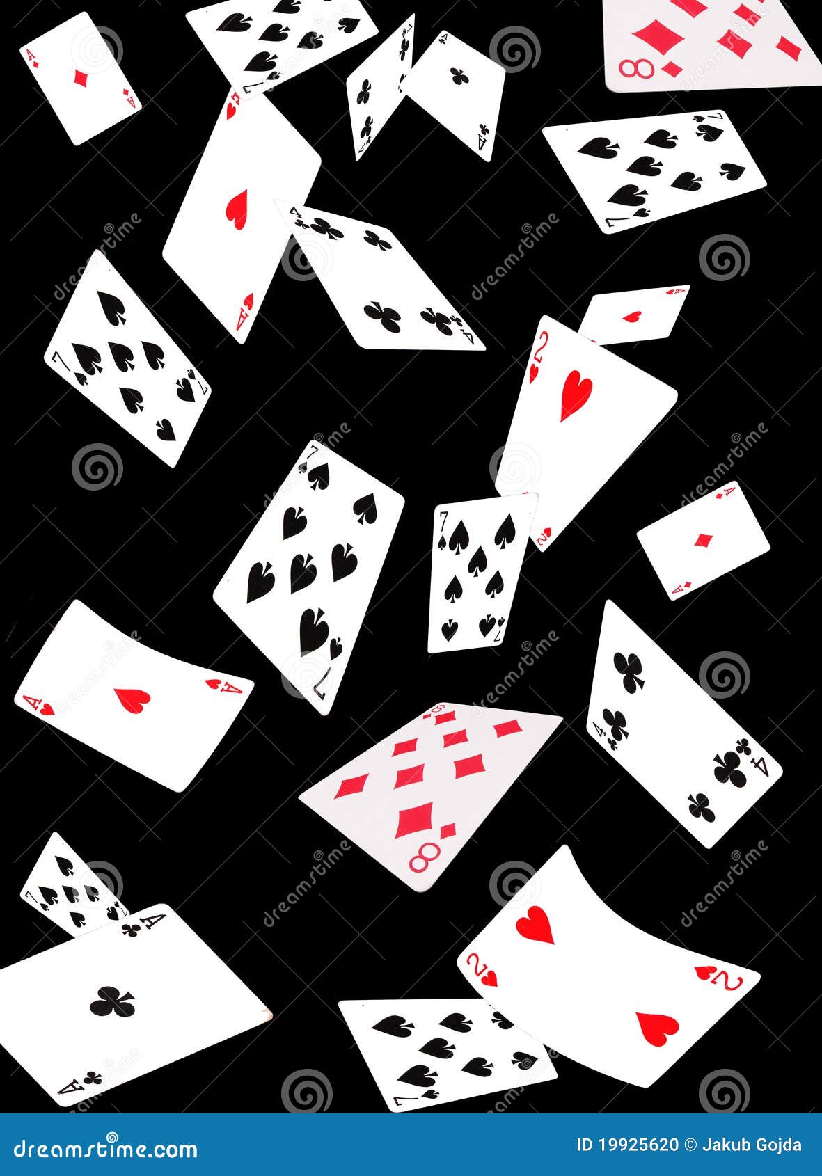 Cards stock photo. Image of freedom, chaos, magic, isolated - 19925620