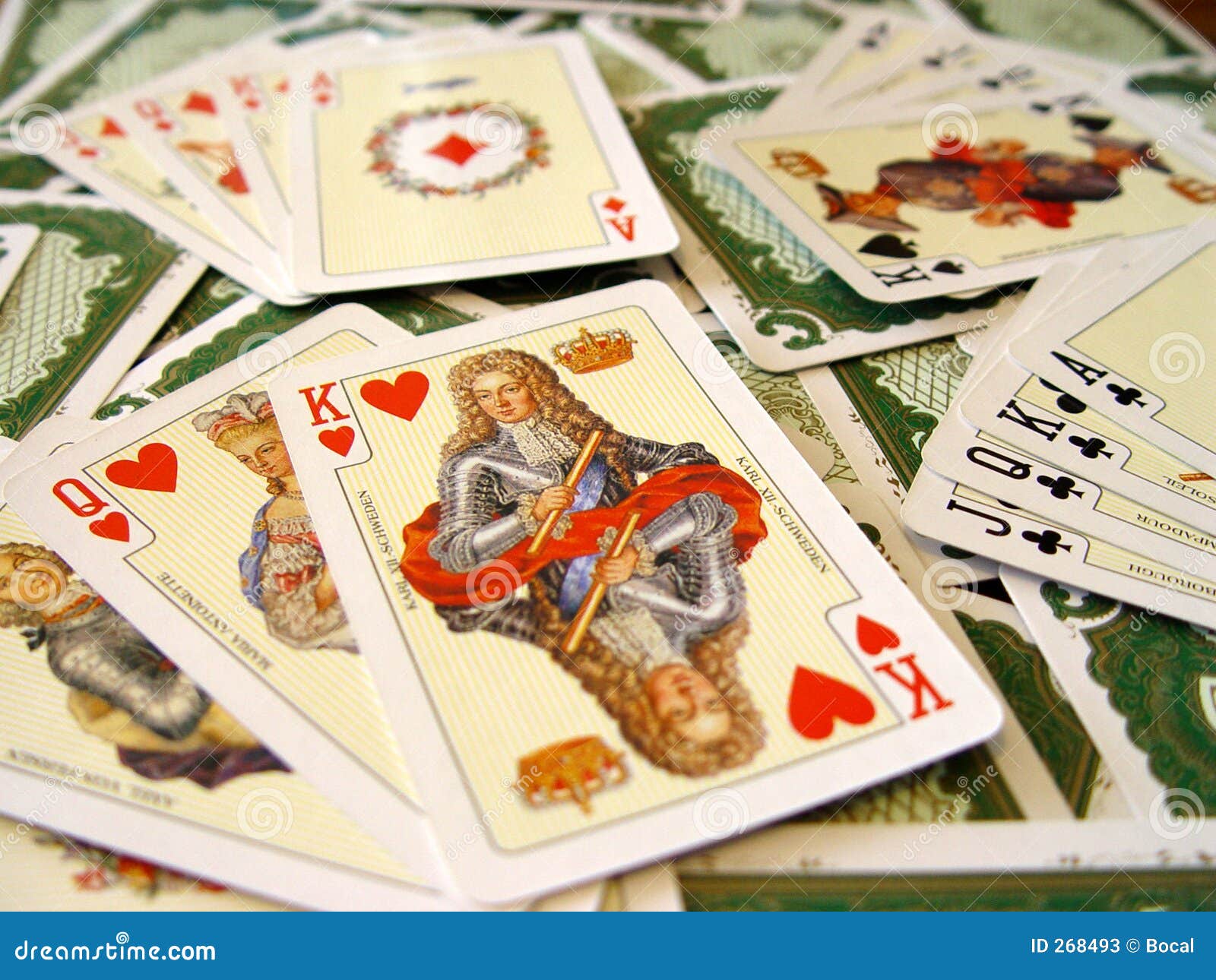 Cards stock image. Image of future, king, jack, solitaire - 268493