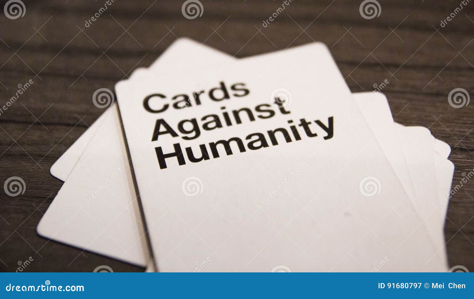 Cards Against Humanity stock image. Image of humanity - 91680797