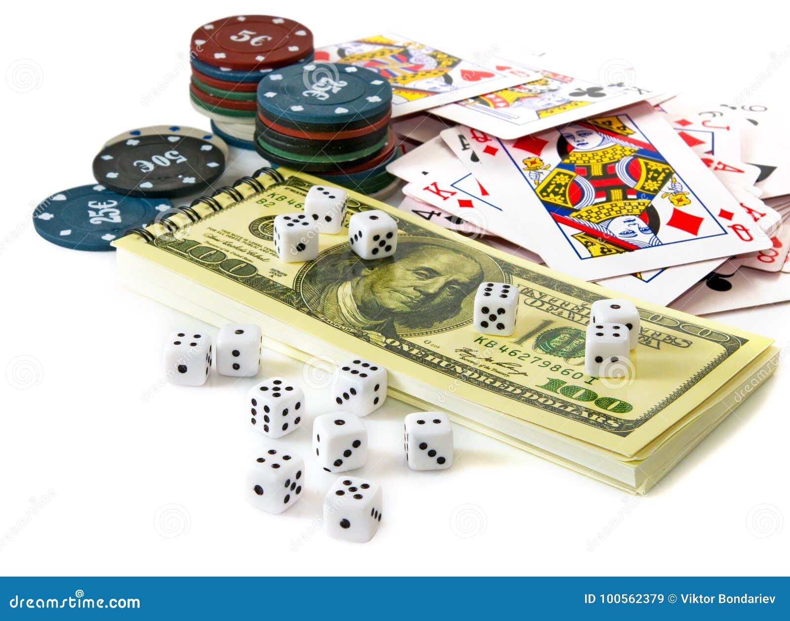Cards and Chips for Poker Playing Stock Image - Image of betting ...