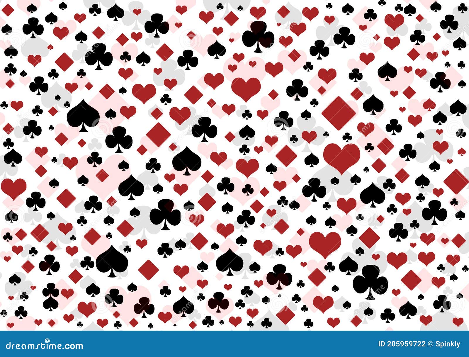 Cards Deck Pattern Background Design for Use As Wallpapers Stock ...