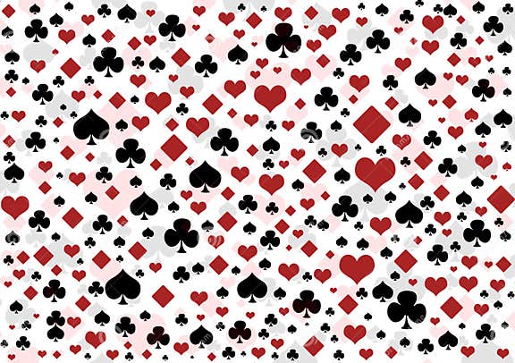 Cards Deck Pattern Background Design for Use As Wallpapers Stock ...