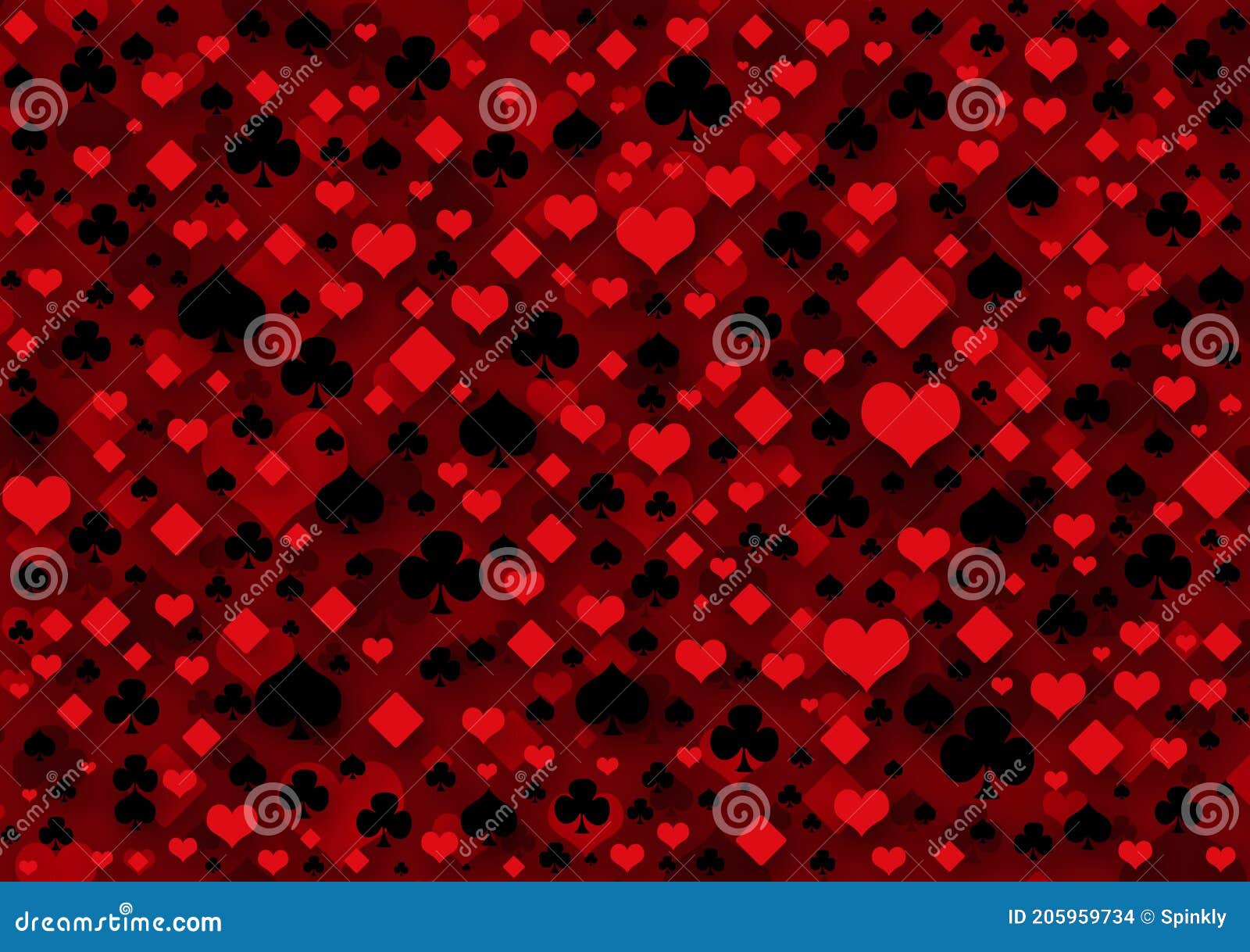 Cards Deck Pattern Background Design for Use As Wallpapers Stock ...
