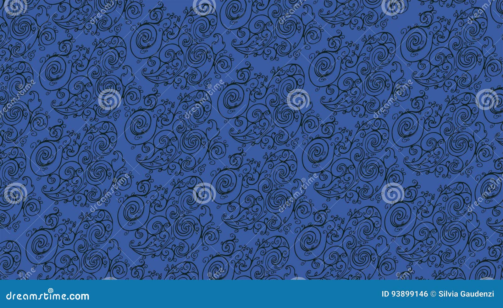 Cards or Fabrics with Repeating Motif Pattern One To the, Drawing ...