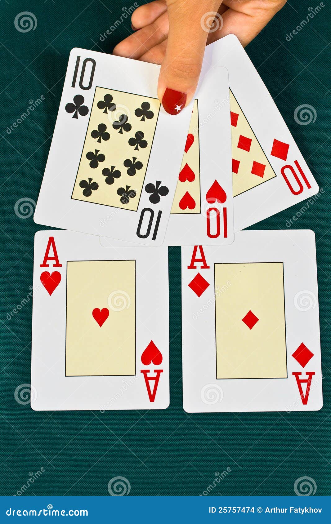 Cards in the hand. stock photo. Image of finance, poker - 25757474