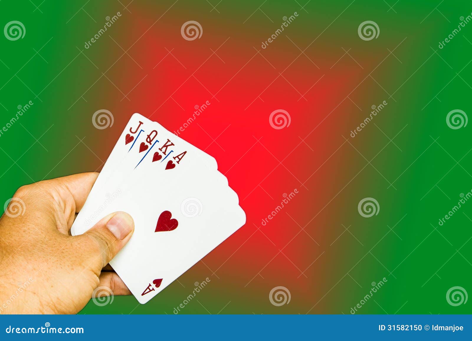 Cards holding by hand stock photo. Image of passion, sign - 31582150