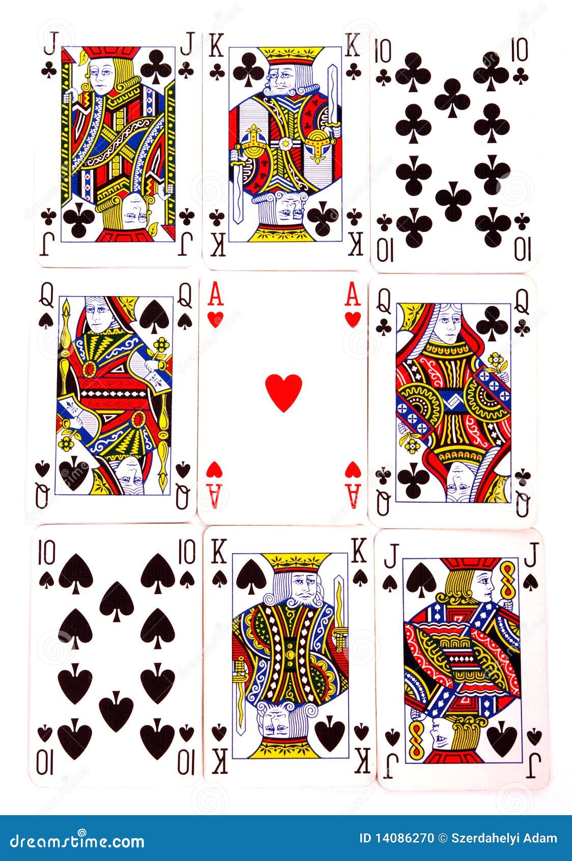 Cards isolated stock photo. Image of face, king, black - 14086270