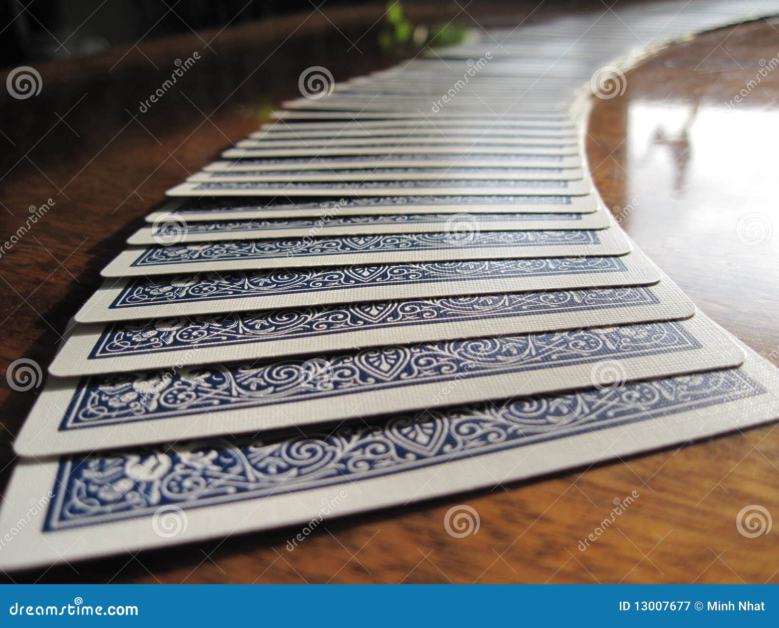 Cards spread stock image. Image of hand, sleight, spread - 13007677