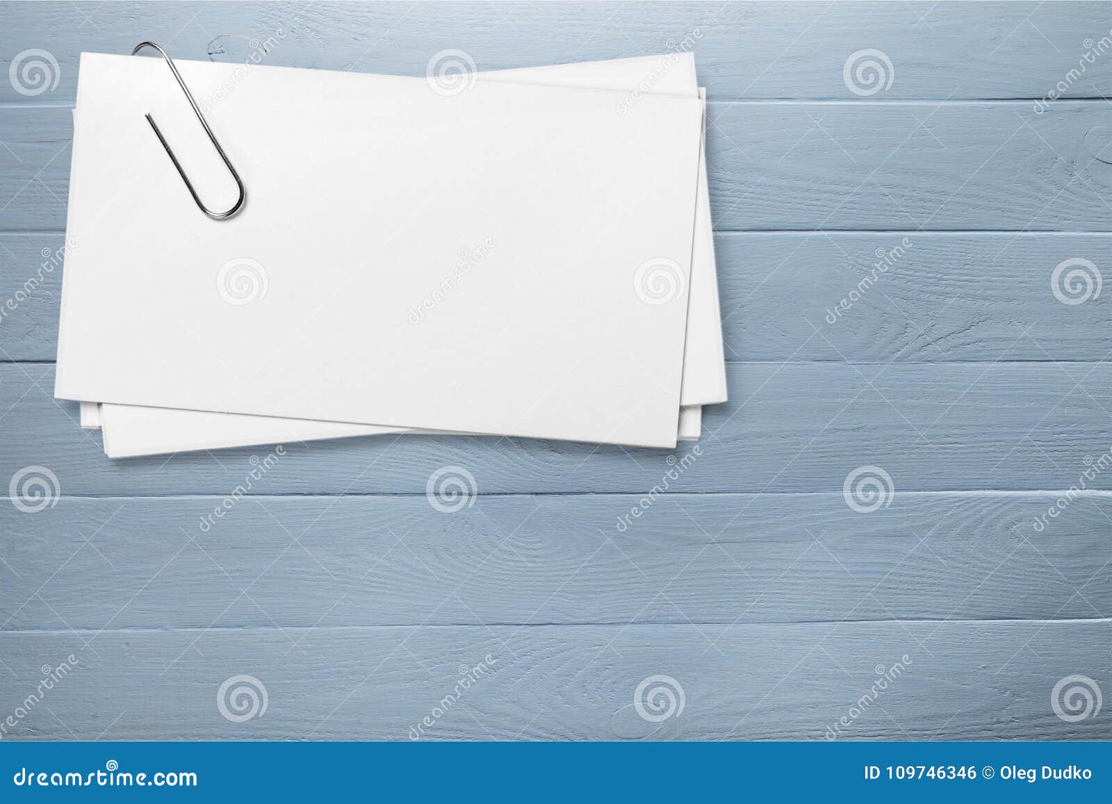 Blank White Cards on Wooden Background Stock Photo - Image of cards ...