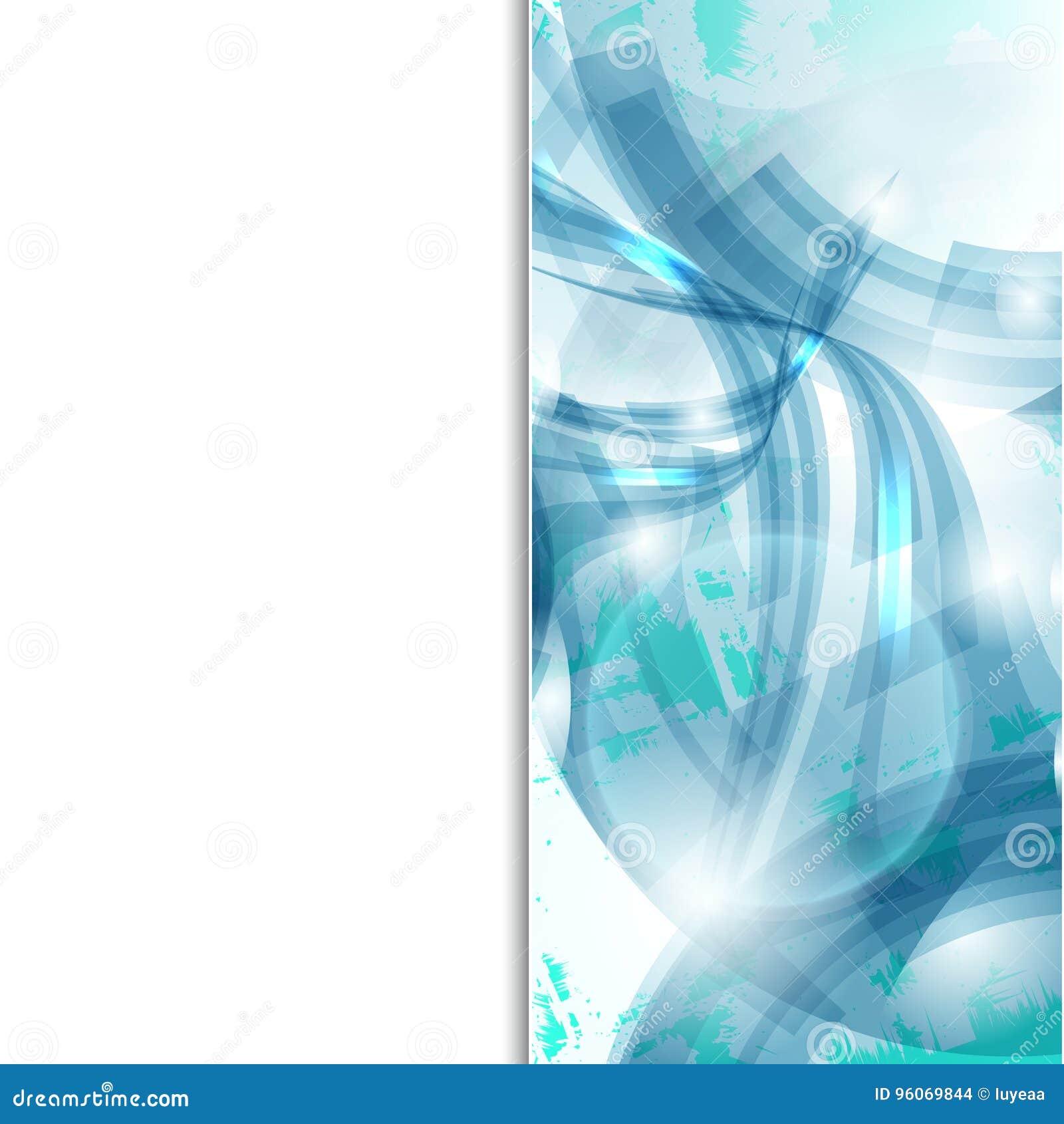 Cards Template. Abstract Blue Design Stock Vector - Illustration of ...