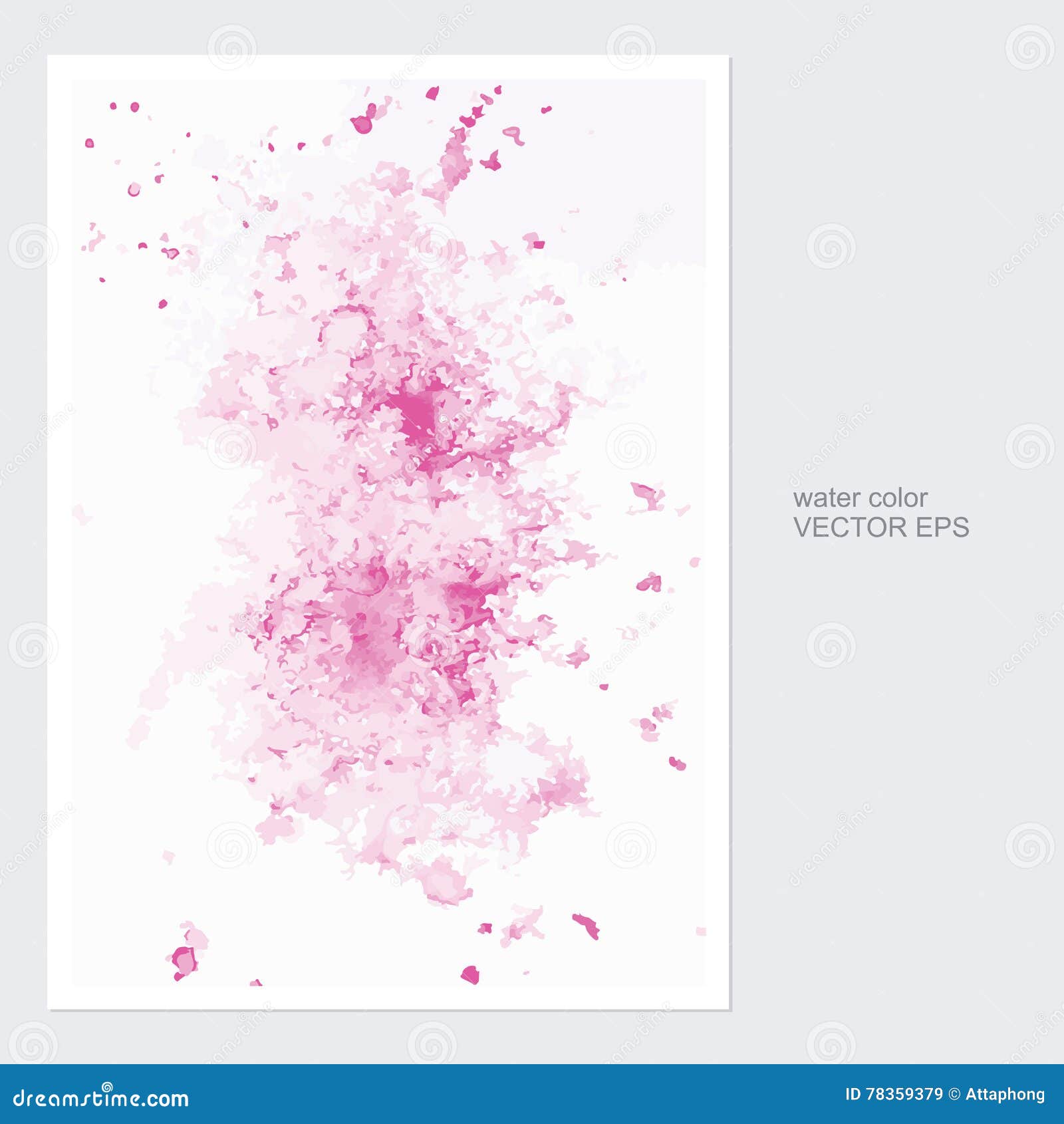 Cards with Watercolor Design Vector Stock Vector - Illustration of ...