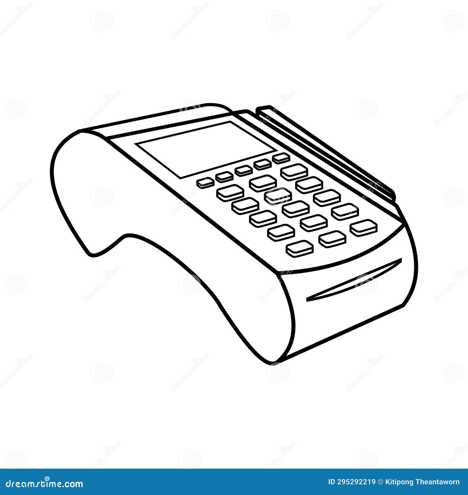 Card Swiper Icon. Credit Card Reader Icon on White Background Stock ...