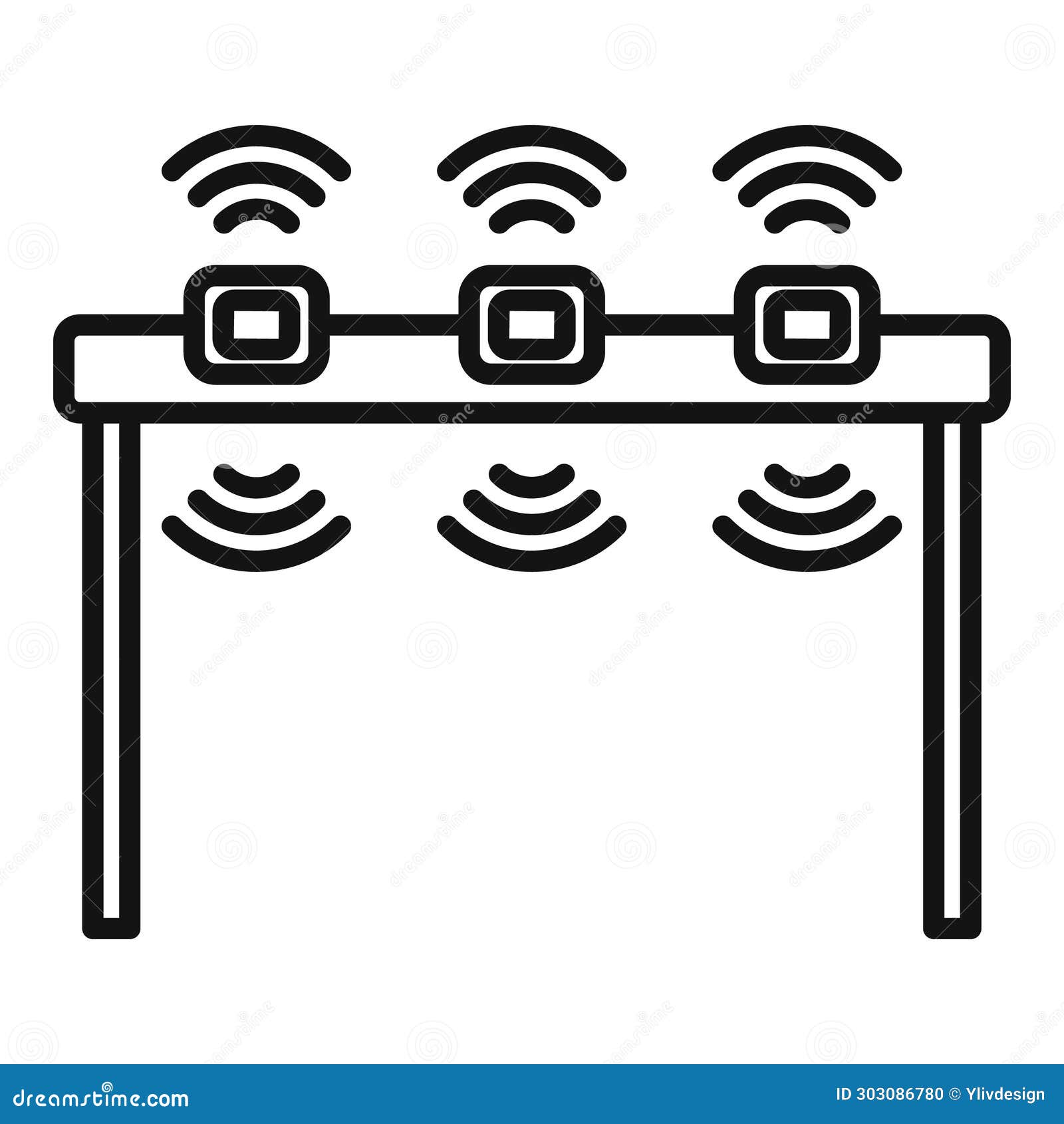Care Arch Sensor Icon Simple Vector. Safe Driver Stock Photography ...