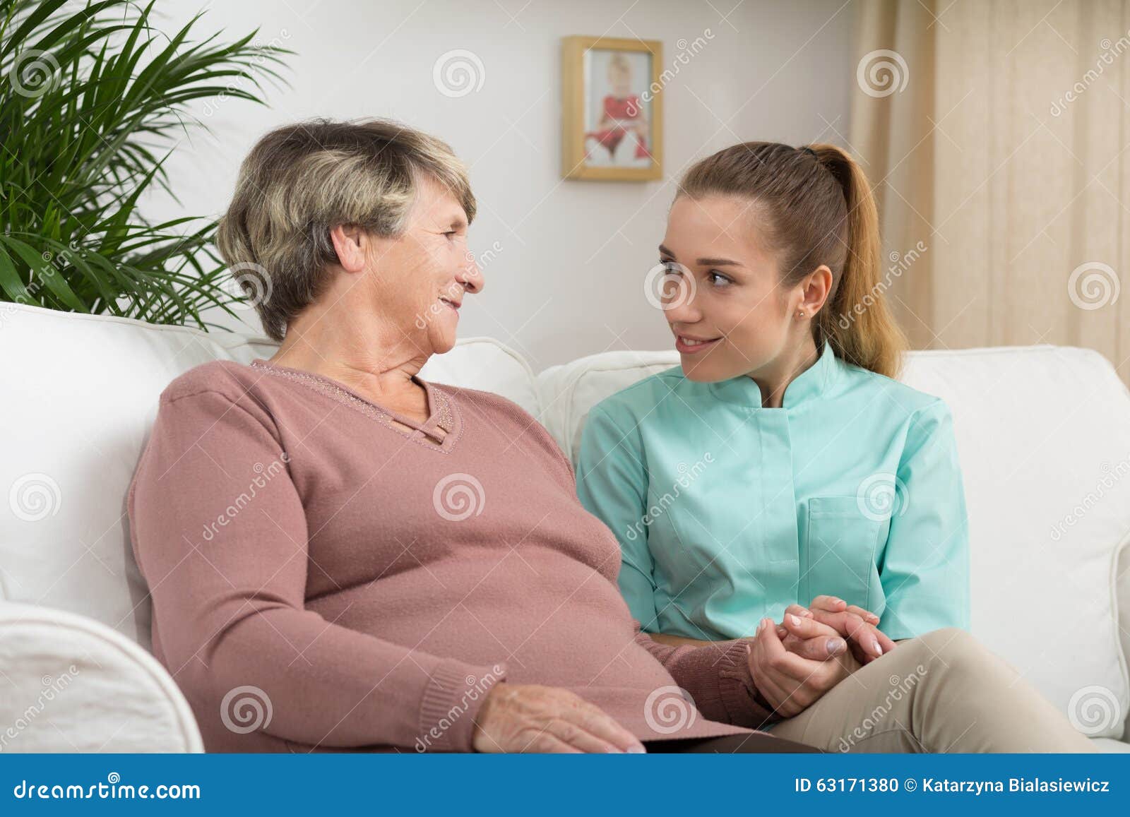 Care Assistant with a Patient Stock Photo - Image of assistance, nurse ...