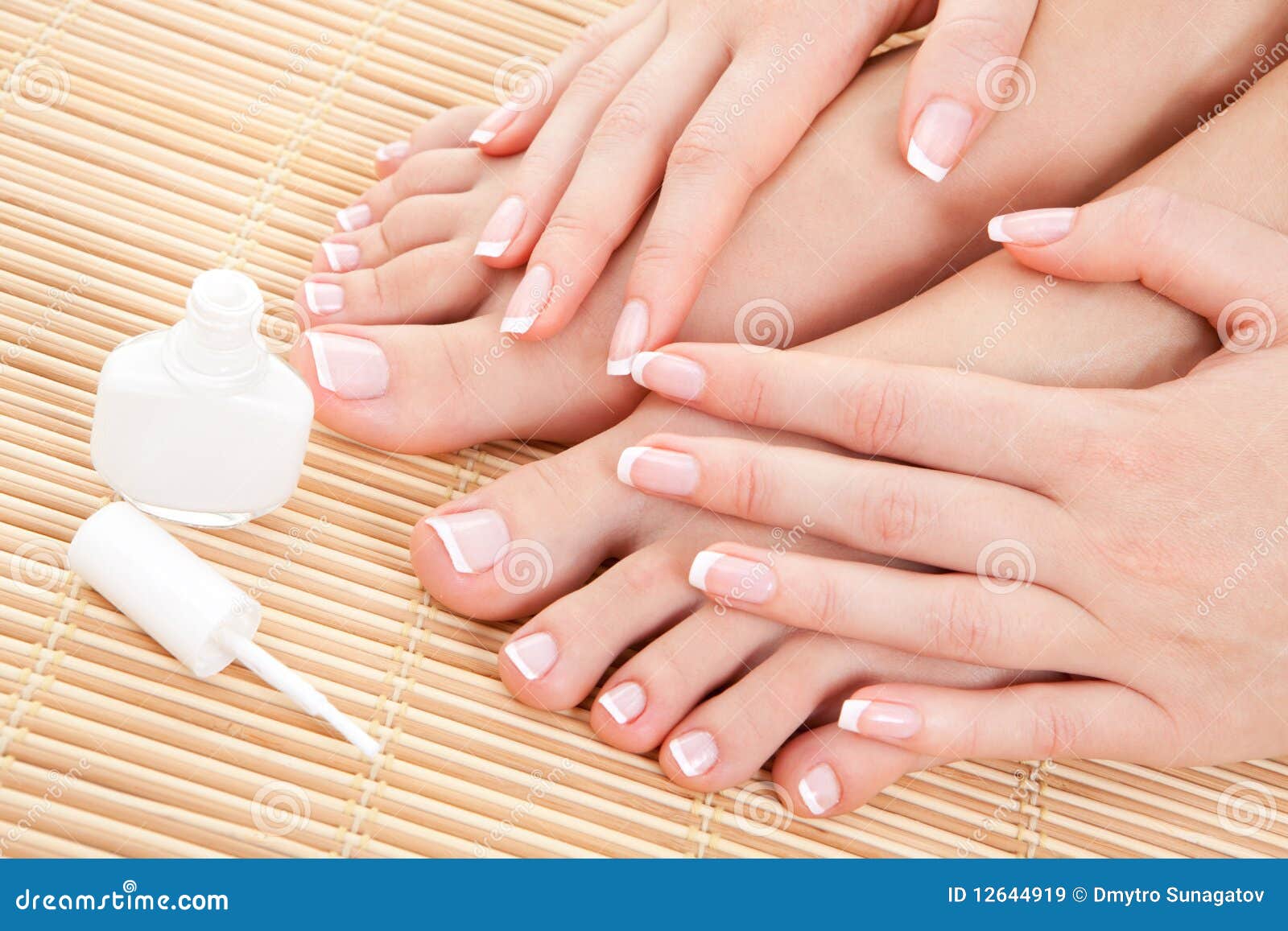 Care for beautiful nails stock image. Image of female - 12644919