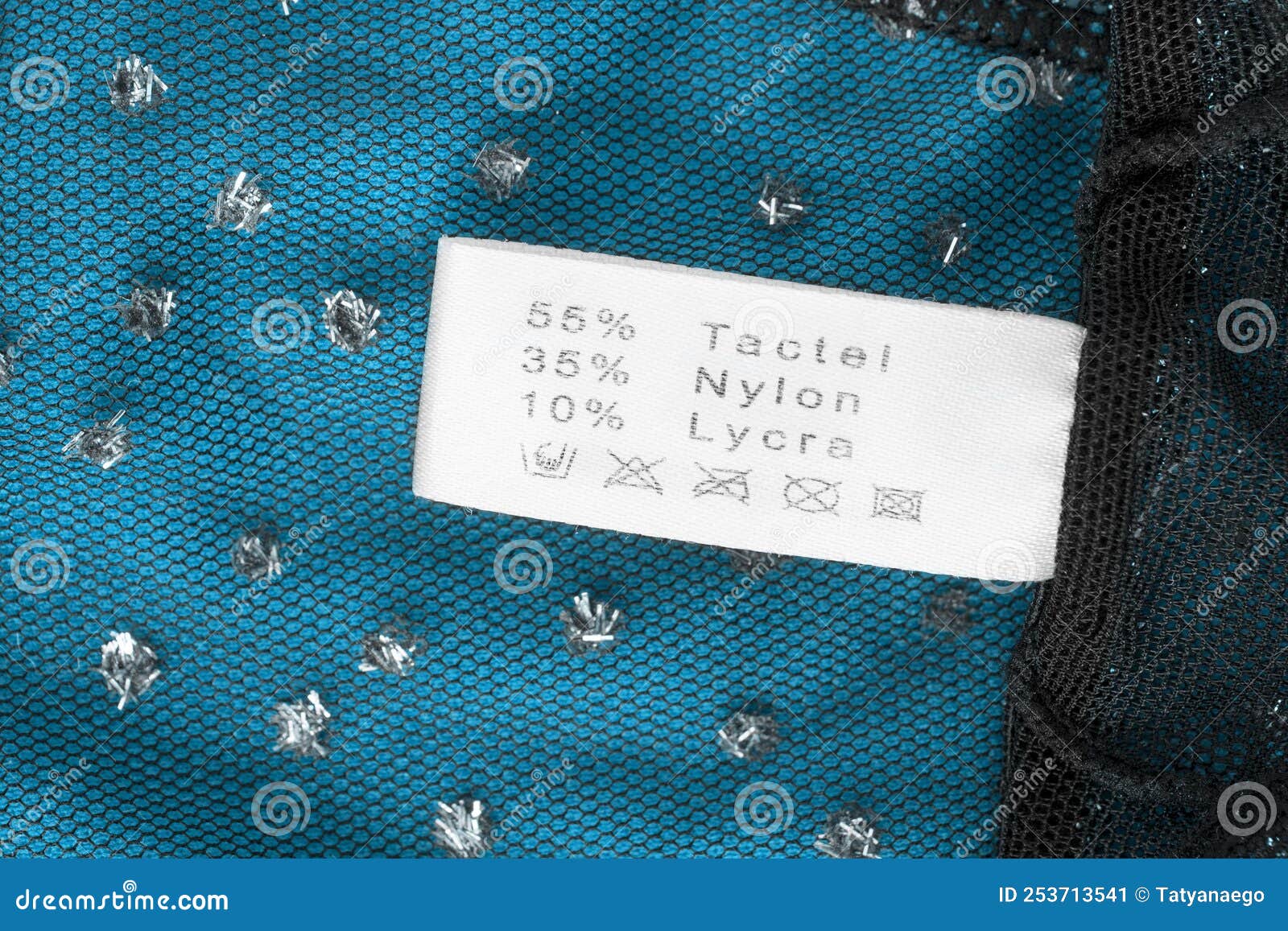 Care and composition label stock image. Image of label - 253713541