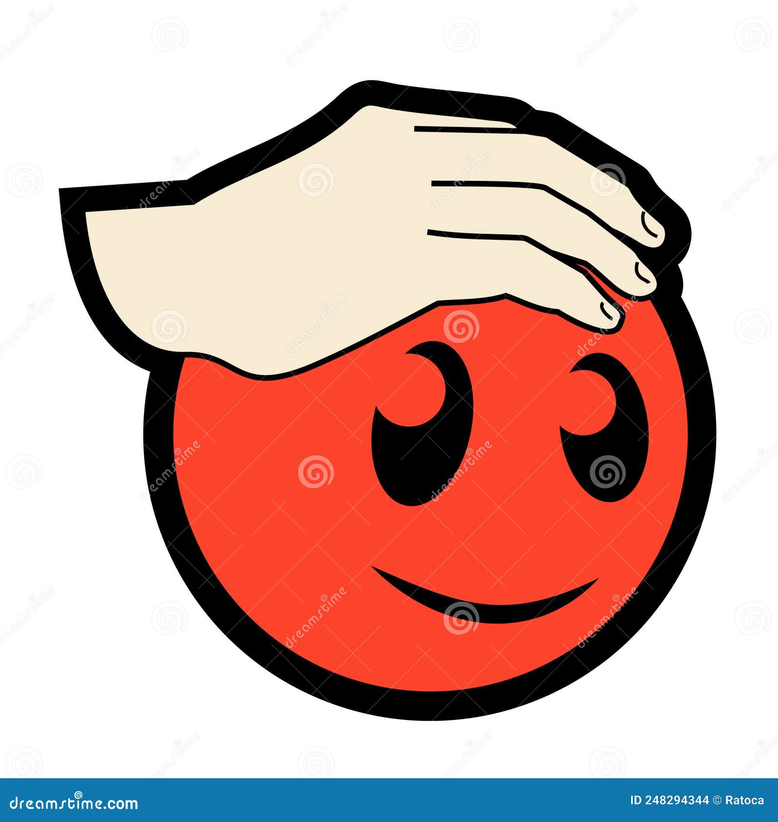 Care face draw stock vector. Illustration of design - 248294344