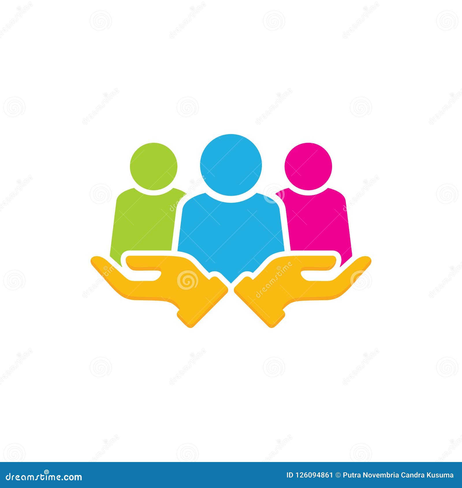 Care Group Logo Icon Design Stock Vector - Illustration of health ...