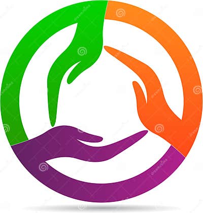 Care hands stock vector. Illustration of body, company - 38121988