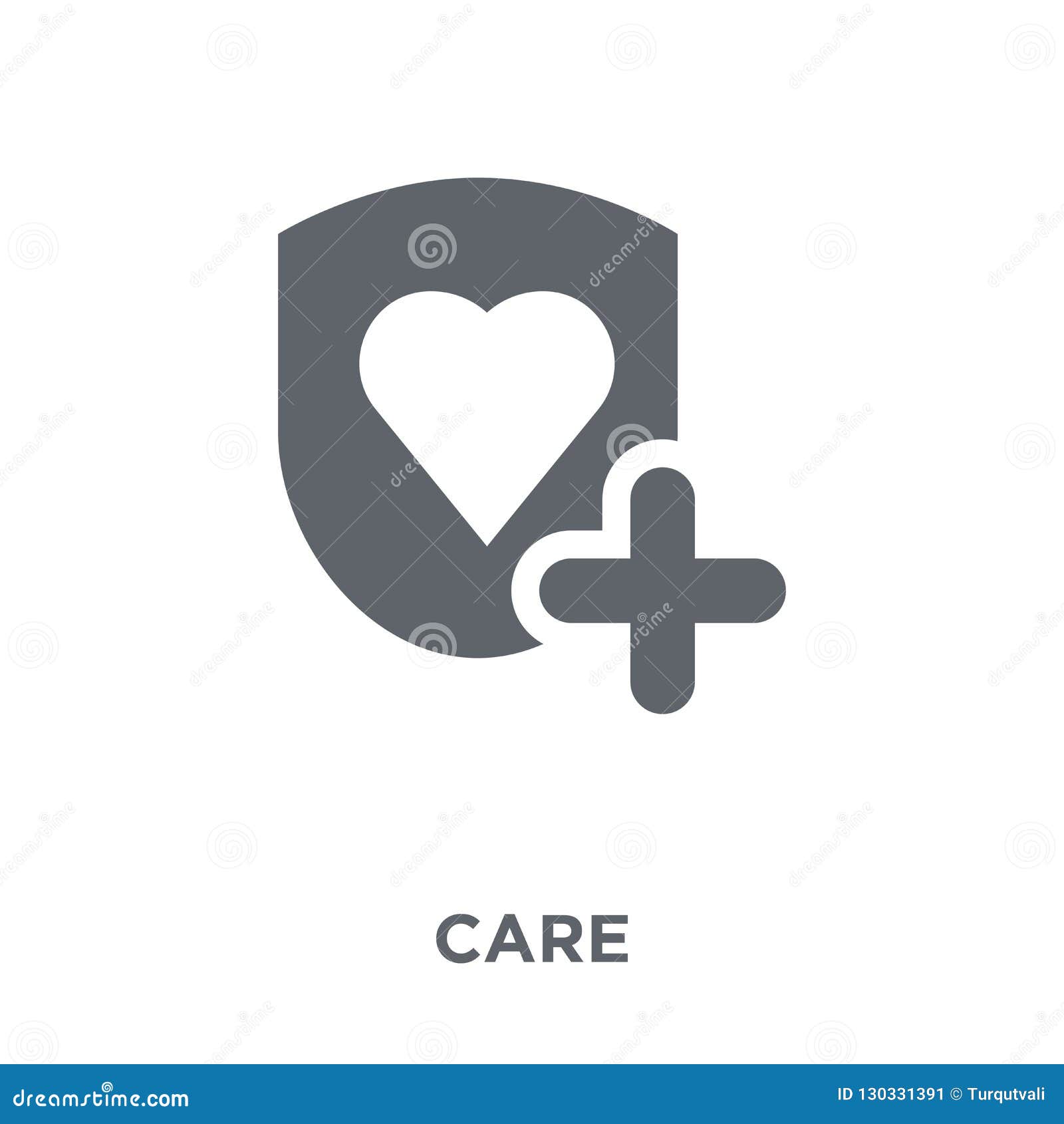 Care icon from collection. stock vector. Illustration of hand - 130331391