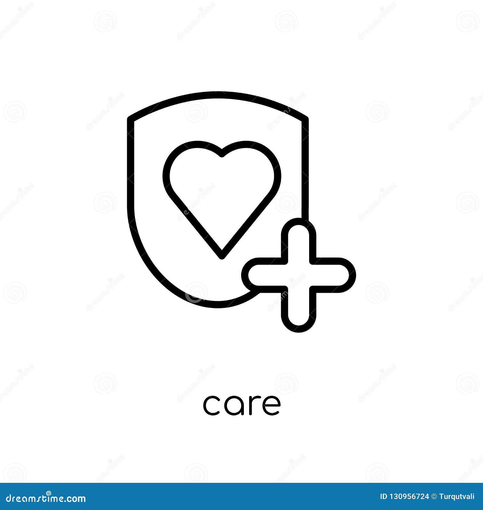 Care icon from collection. stock vector. Illustration of customer ...