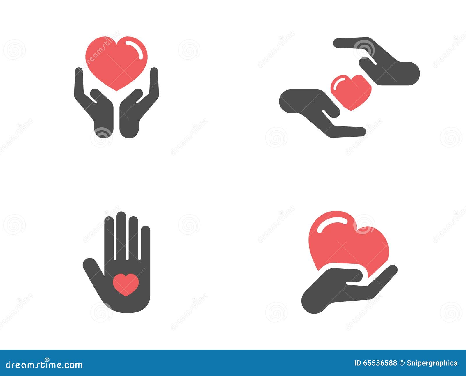 Care Icons Set stock vector. Illustration of assistanc - 65536588