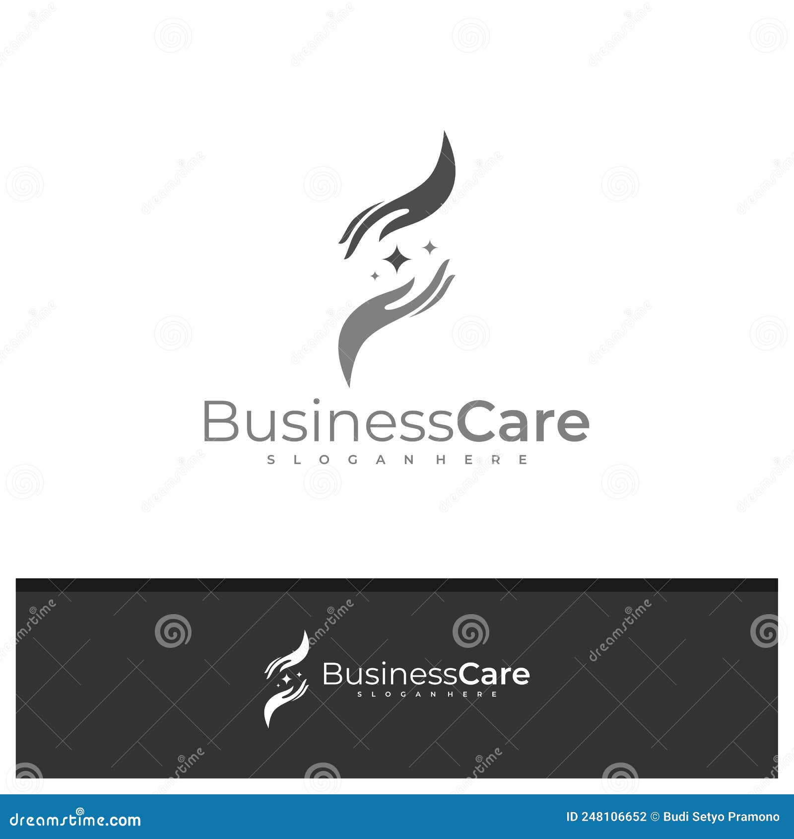 Care Logo Design Vector, Creative Hand Logo Concepts Template ...