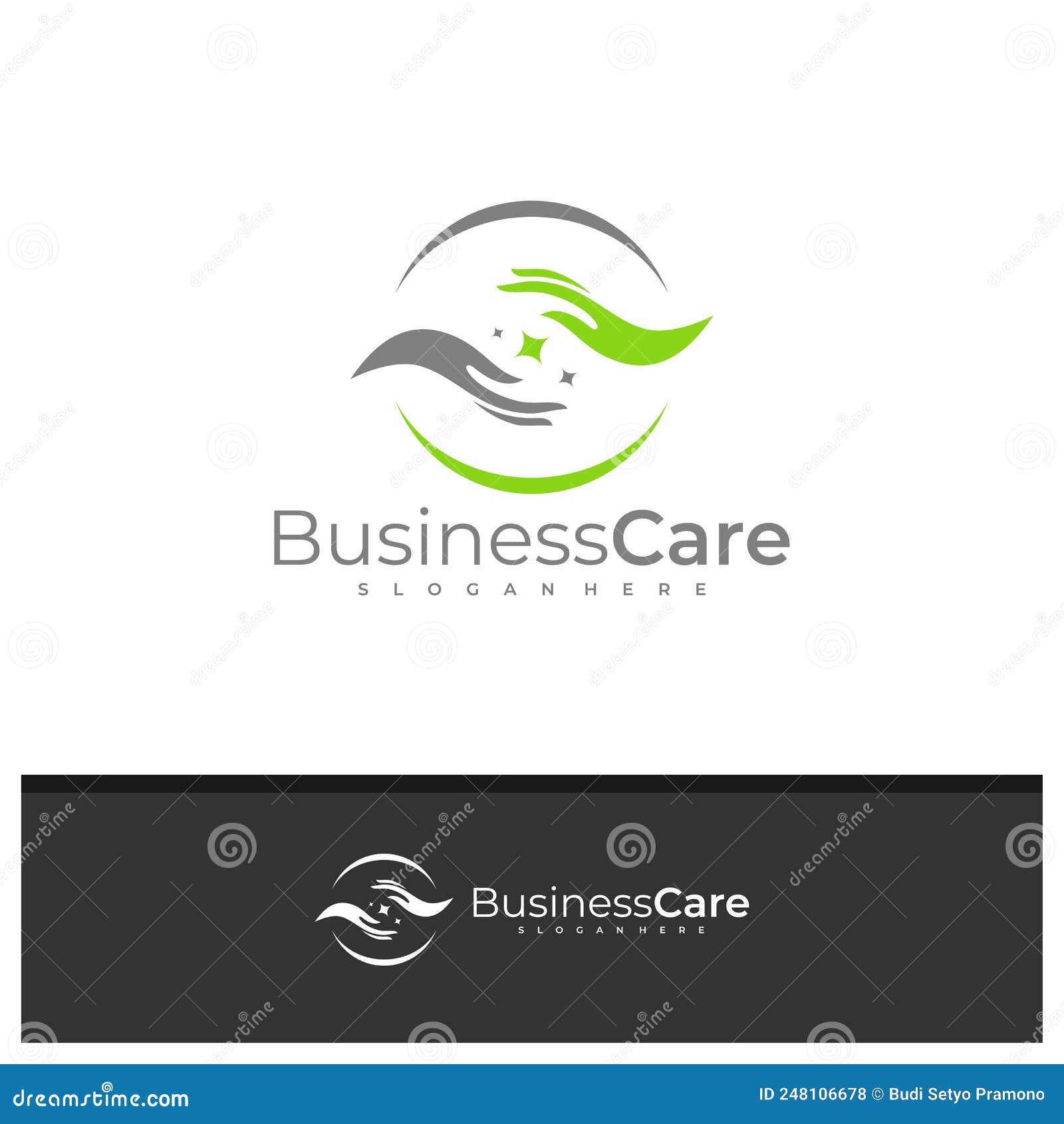 Care Logo Design Vector, Creative Hand Logo Concepts Template ...