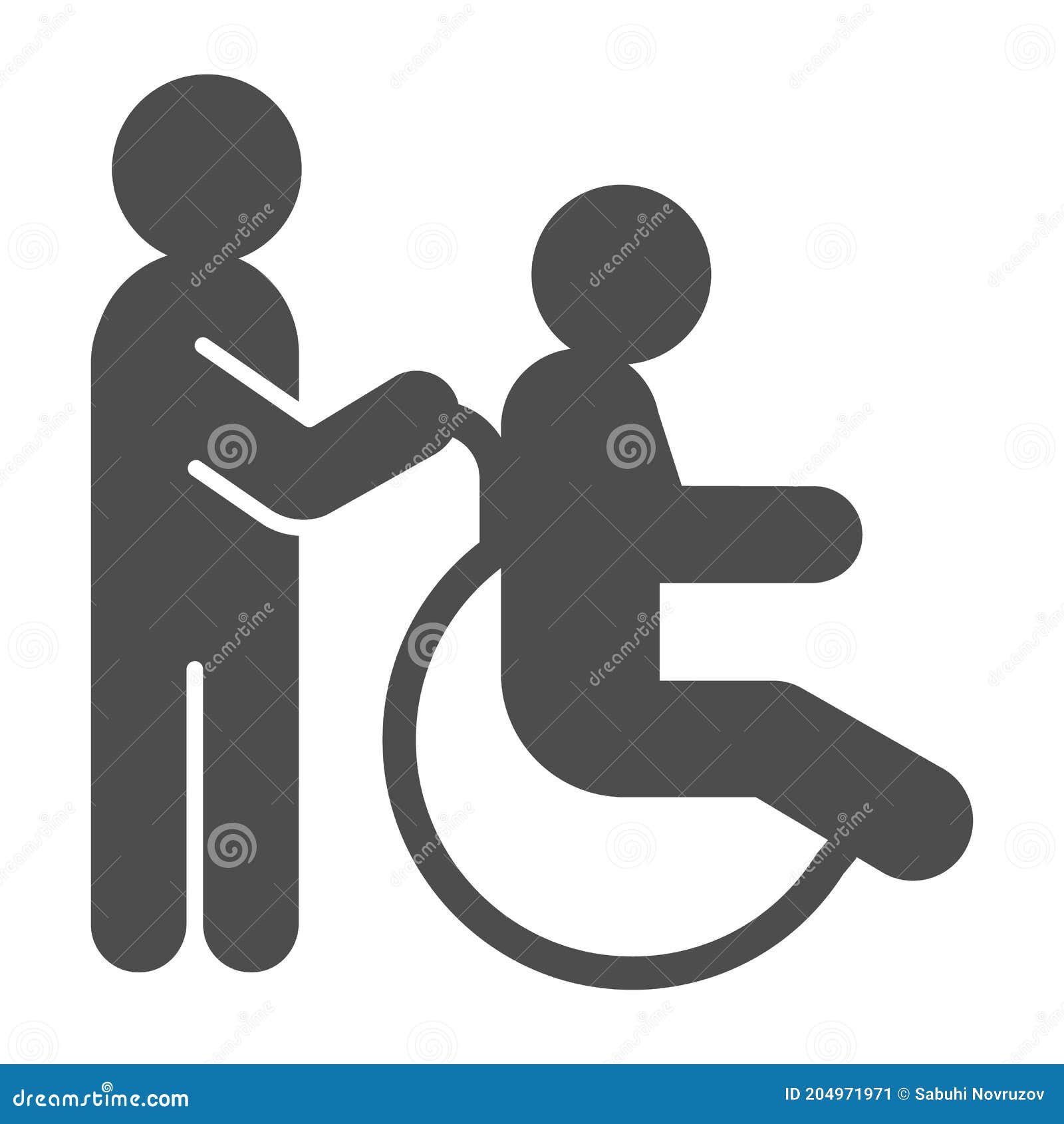 Disable Care Logo Vector Illustration | CartoonDealer.com #43732518
