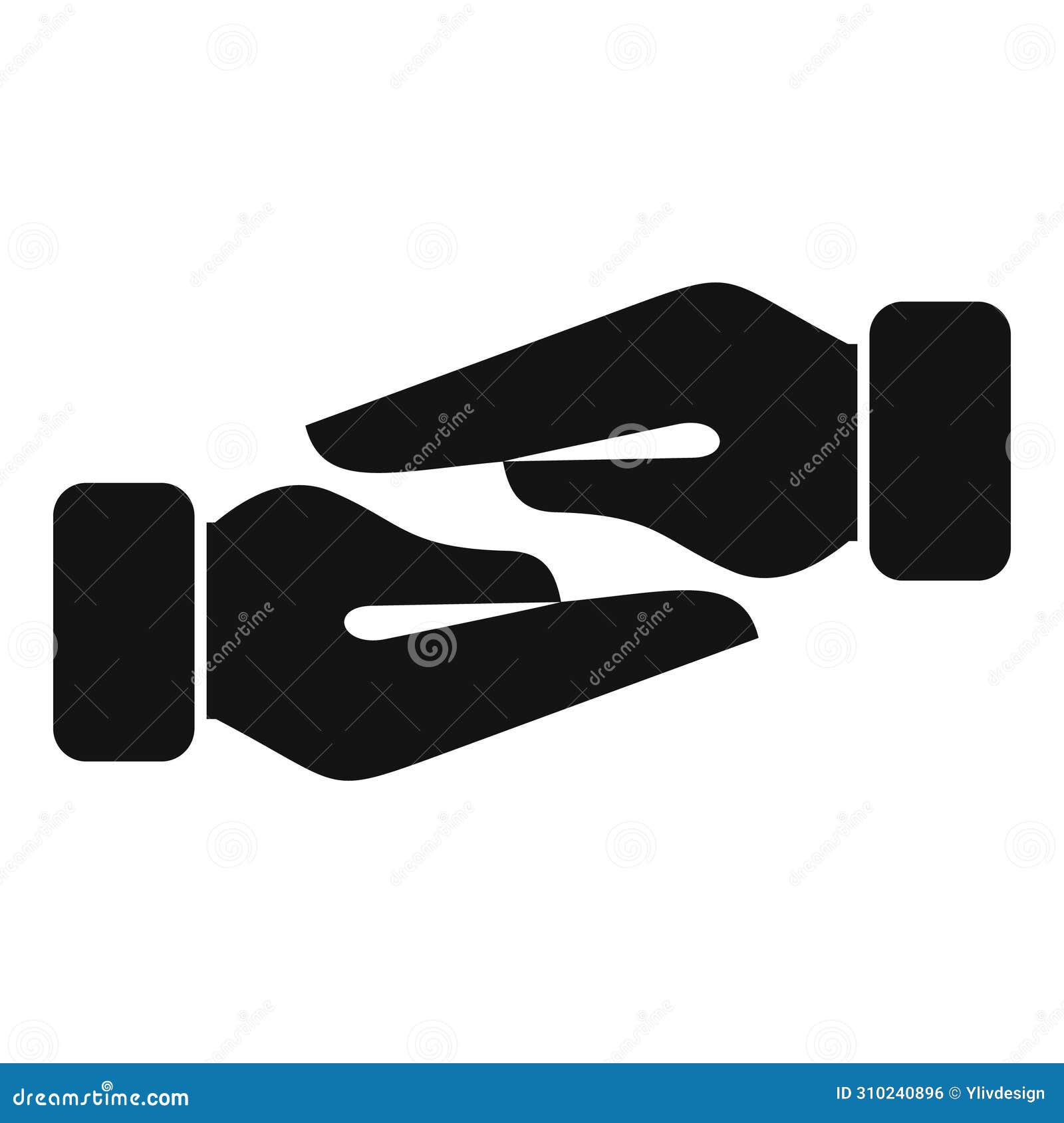 Care Support Hands Icon Simple Vector. Respiration Help Advice Stock ...