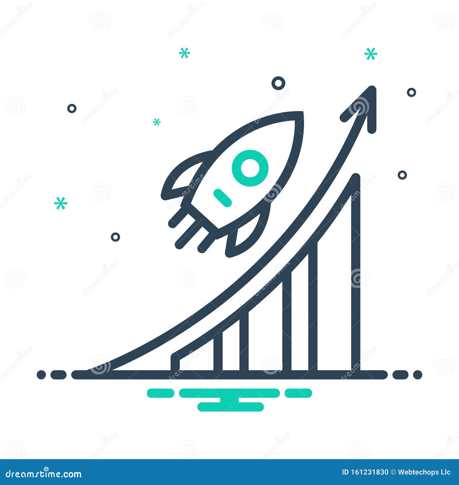 Mix Icon for Career Advancement, Career and Promotion Stock Vector ...