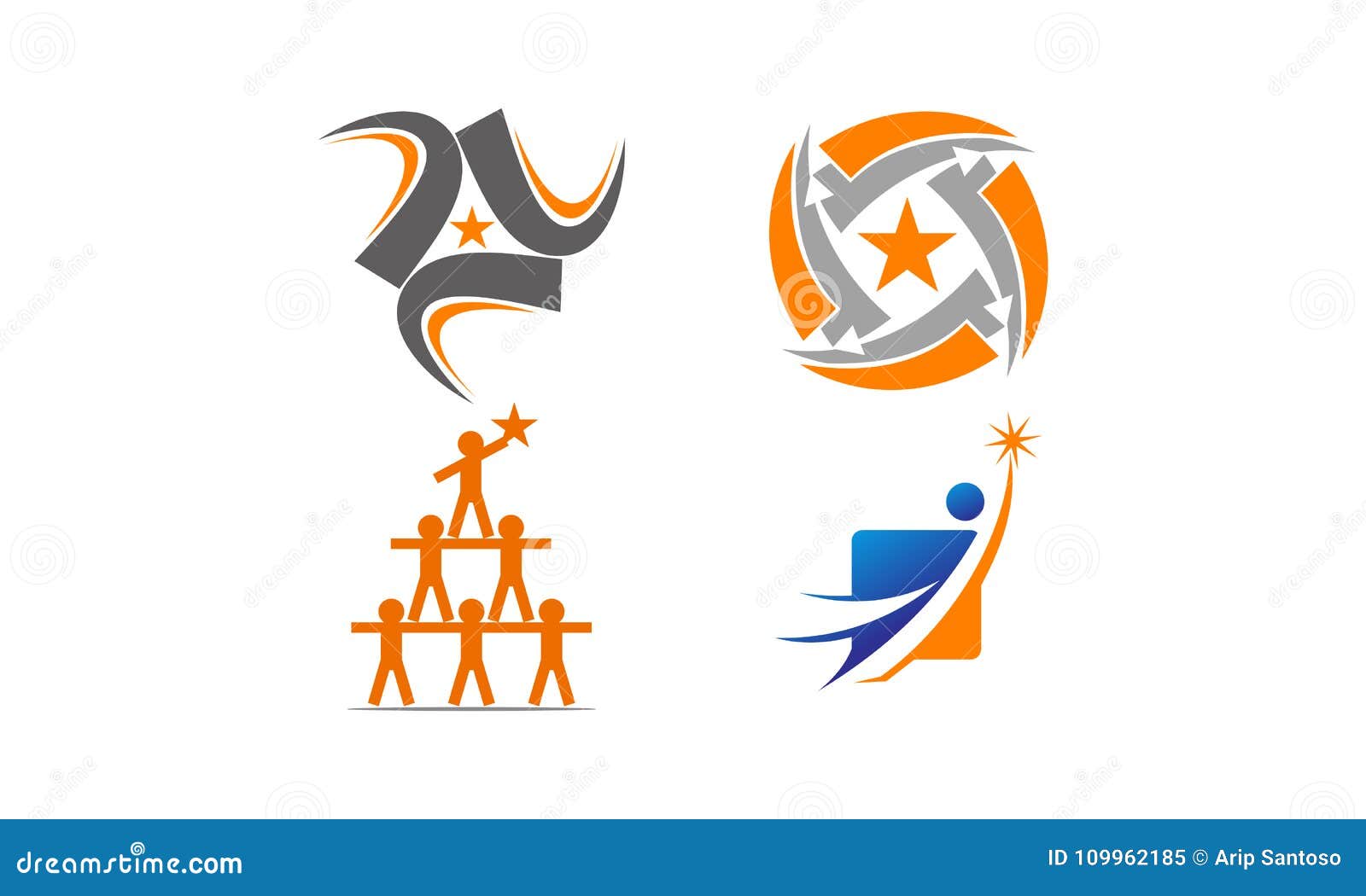 Career Coaching Template Set Stock Vector - Illustration of direction ...