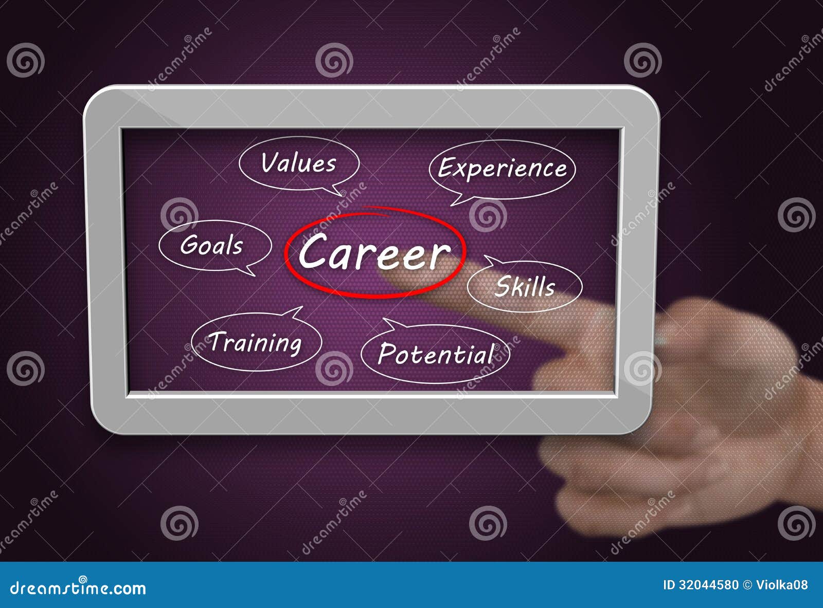 Career Concept As a Background Stock Illustration - Illustration of ...