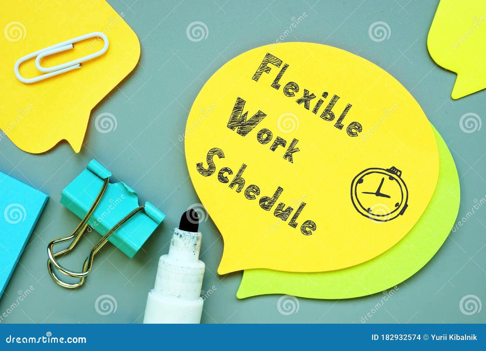 Career Concept about Flexible Work Schedule with Inscription on the ... Career Concept about Flexible Work Schedule with Inscription on the ...