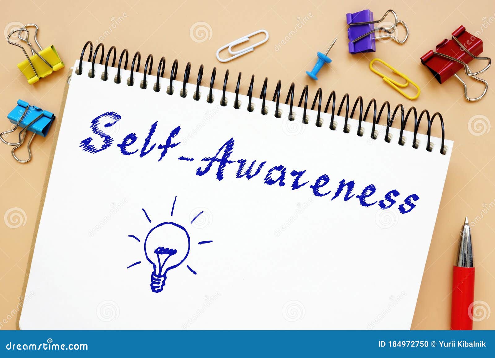 Career Concept about Self-Awareness with Phrase on the Sheet Stock ...