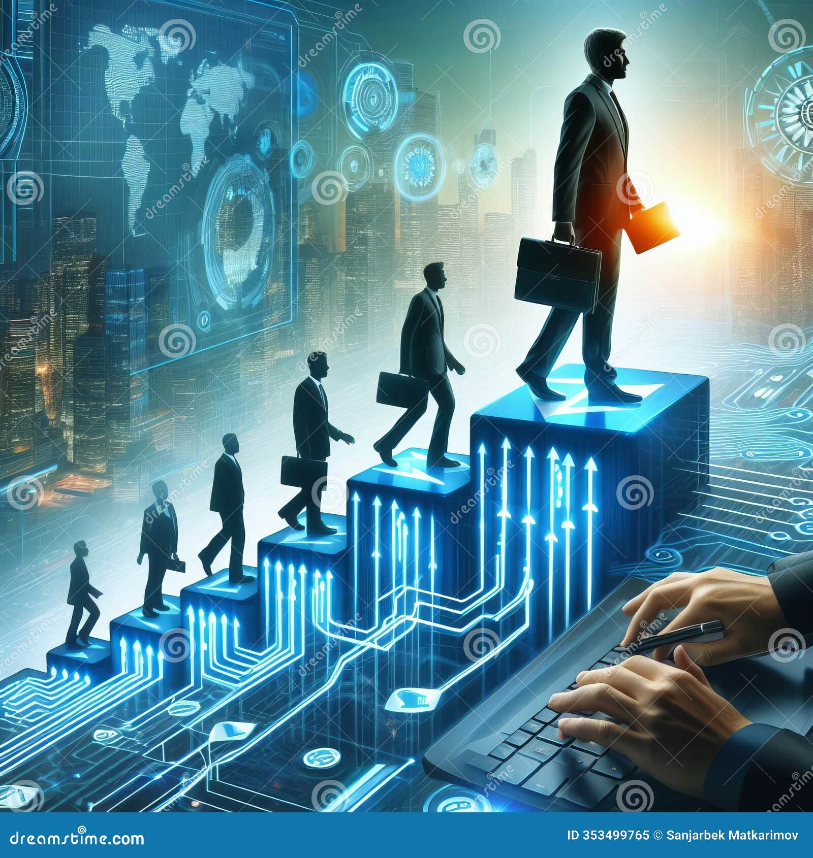 Career Development a Visual Representation of Career Development Stock ...