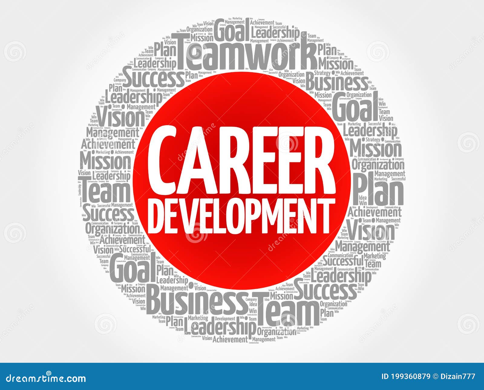 Career Development Word Cloud Stock Illustration - Illustration of hire ...