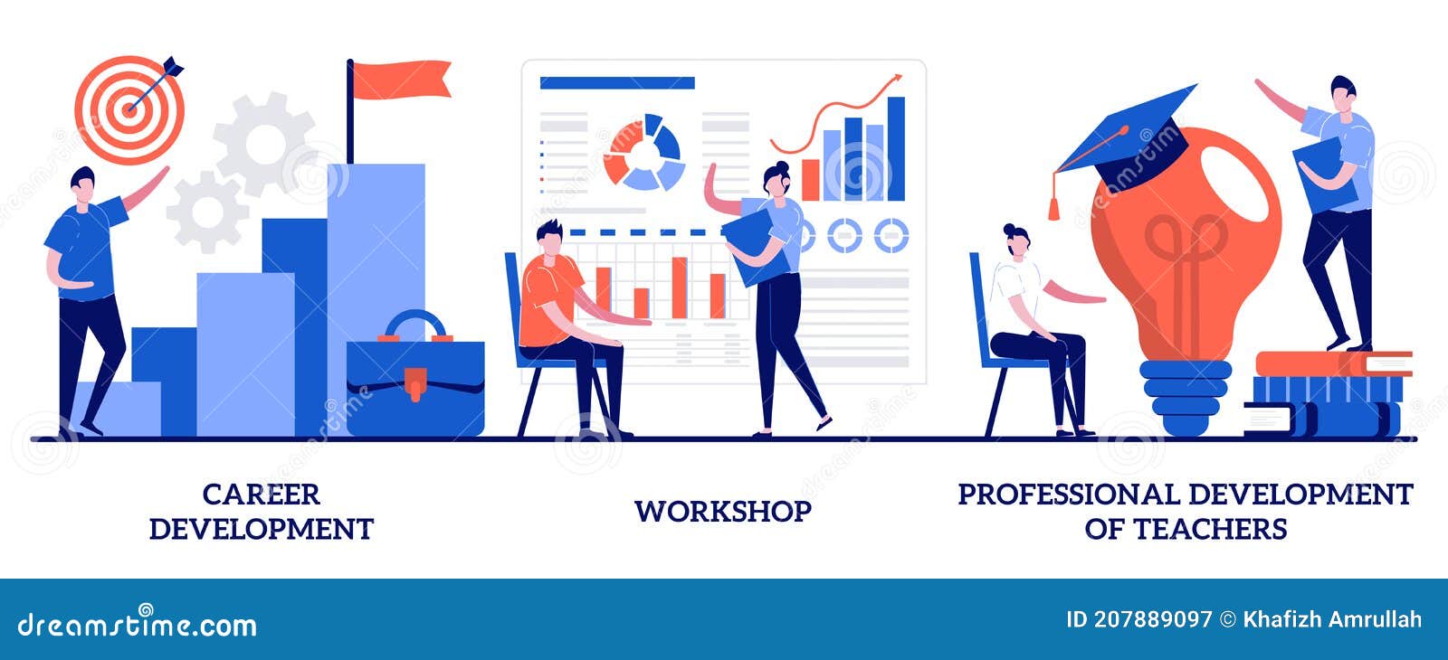 Staff Development Vector