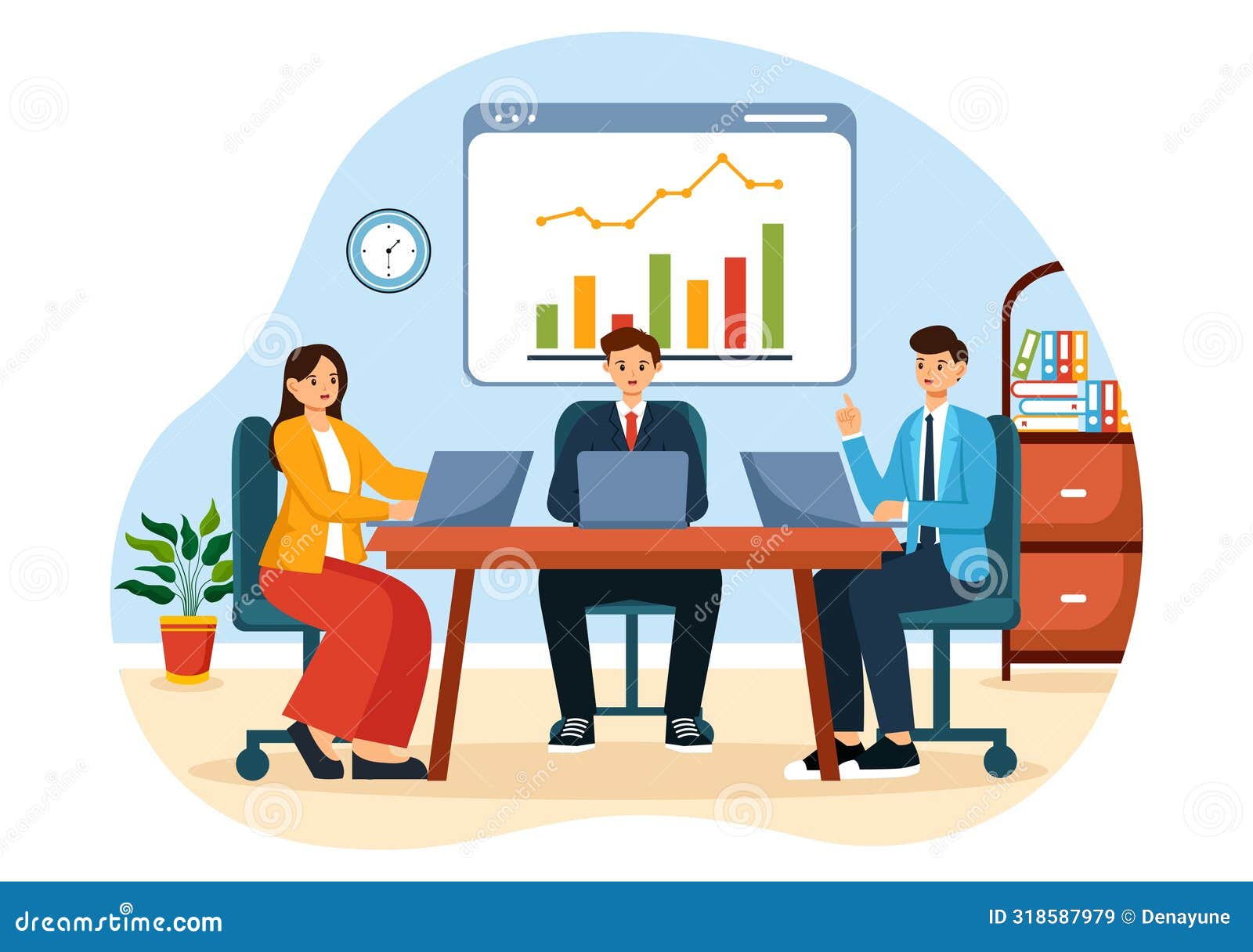 Career Education Vector Illustration with Growth Concept Learning Model ...