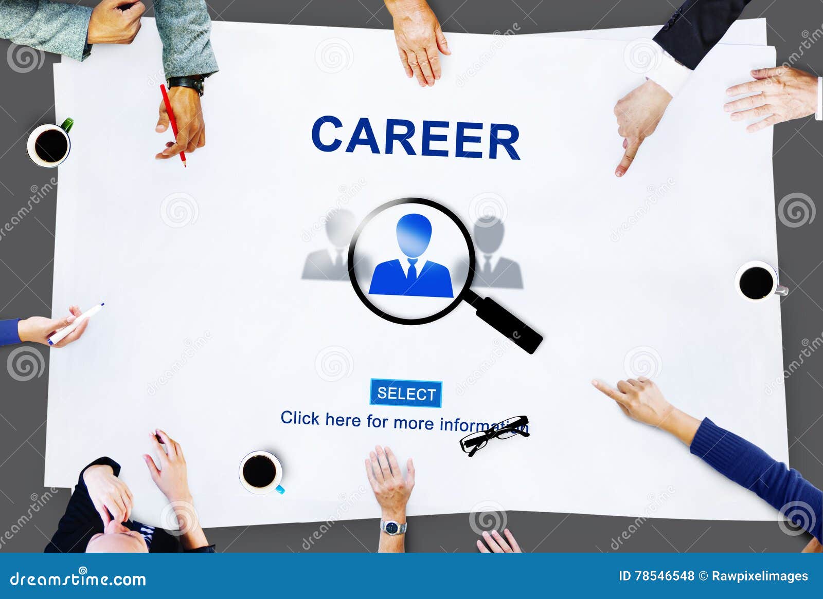 Career Employment Occupation Recruitment Work Concept Stock Photo ...