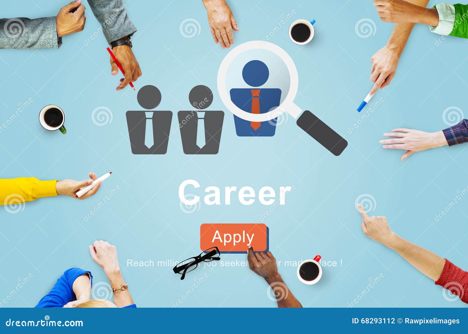 Career Expertise Hiring Professional Occupation Concept Stock Photo ...