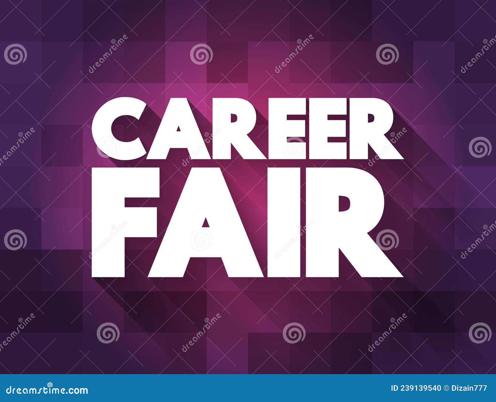 Career Fair Text Quote, Concept Background Stock Illustration ...