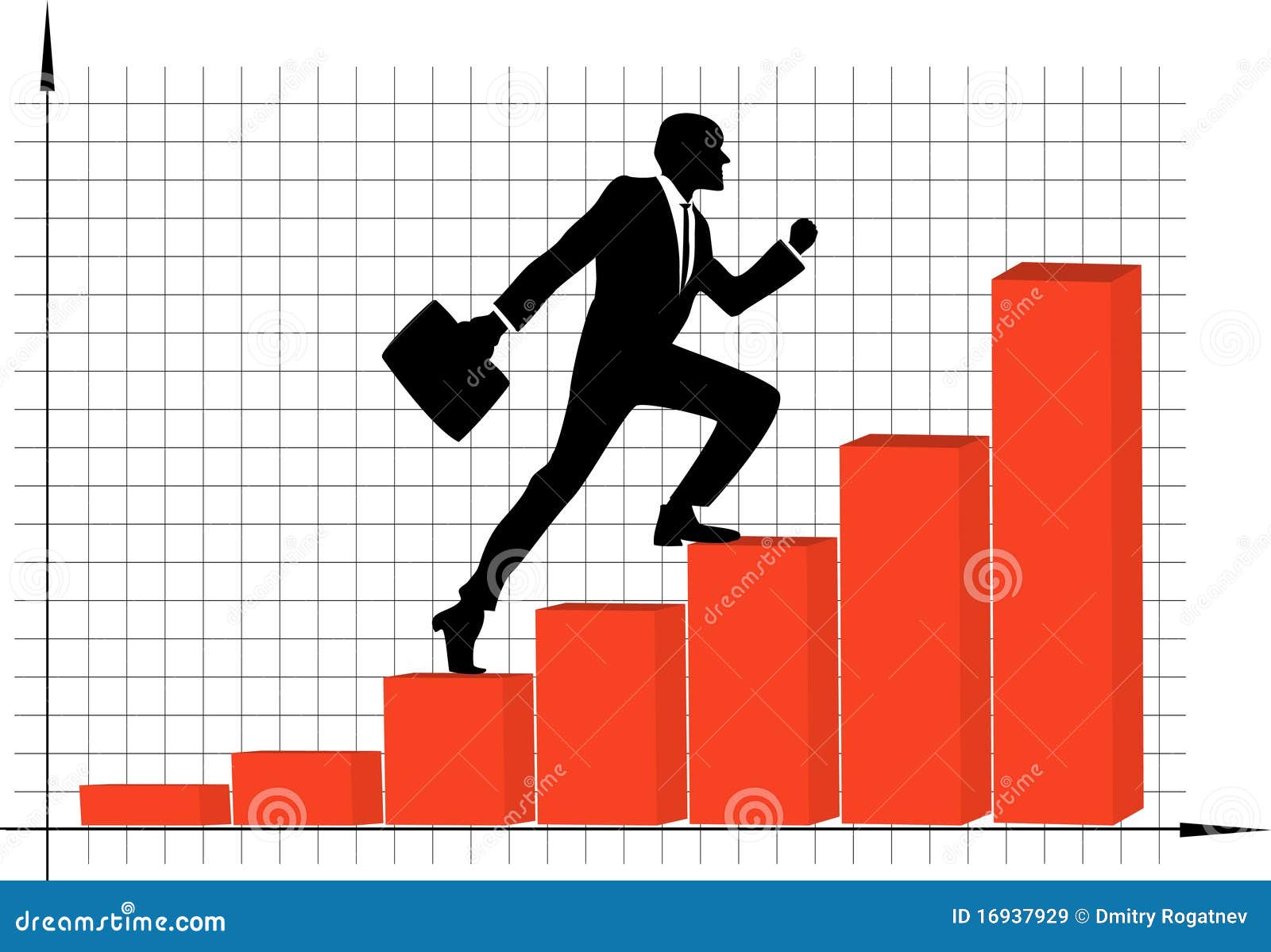 Job Career Growth Concept Professional Success Banner Vector ...
